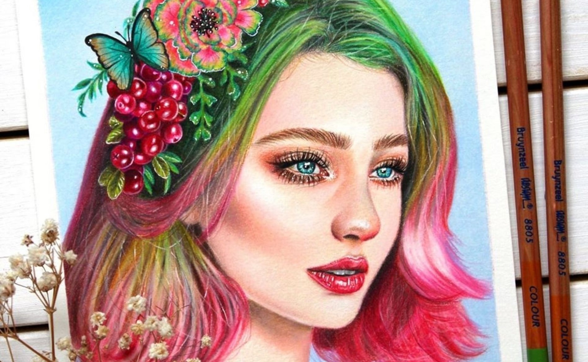 Tuto : dessiner un portrait de jeune fille avec des crayons de couleur ... Tuto : dessiner un portrait de jeune fille avec des crayons de couleur ...